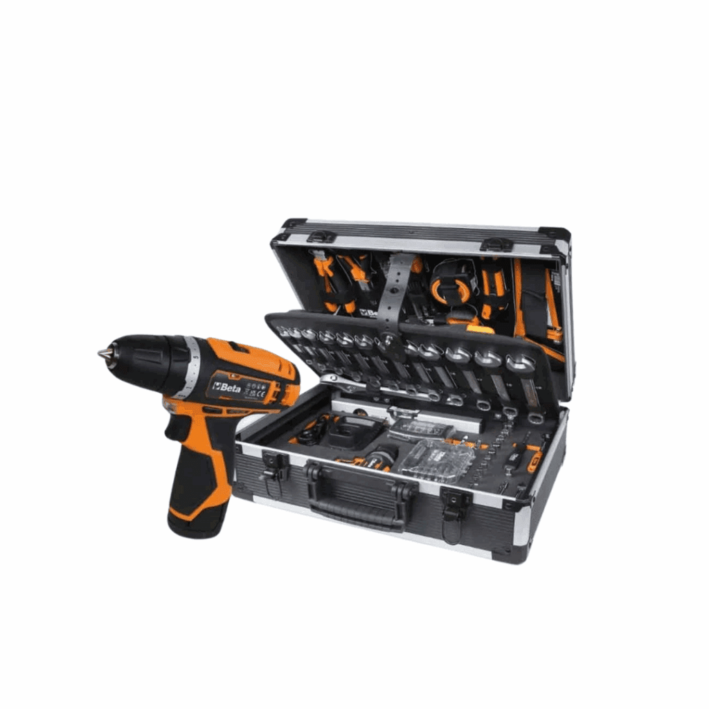 Beta Tool case with 12V Drill & 147pc Tool Kit - HLS
